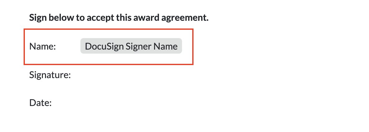 Using DocuSign Tags in a Document Template – WizeHive