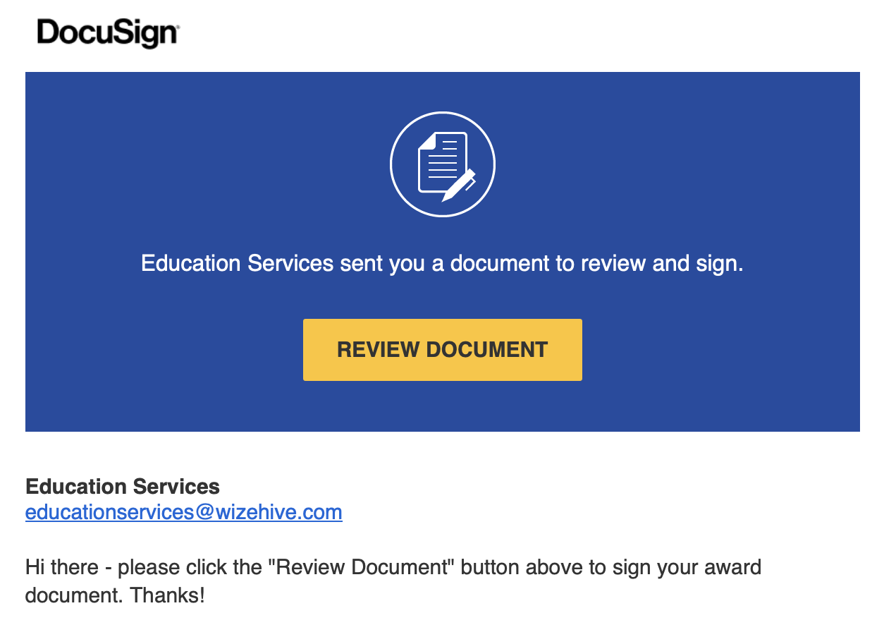 Using DocuSign Tags in a Document Template – WizeHive