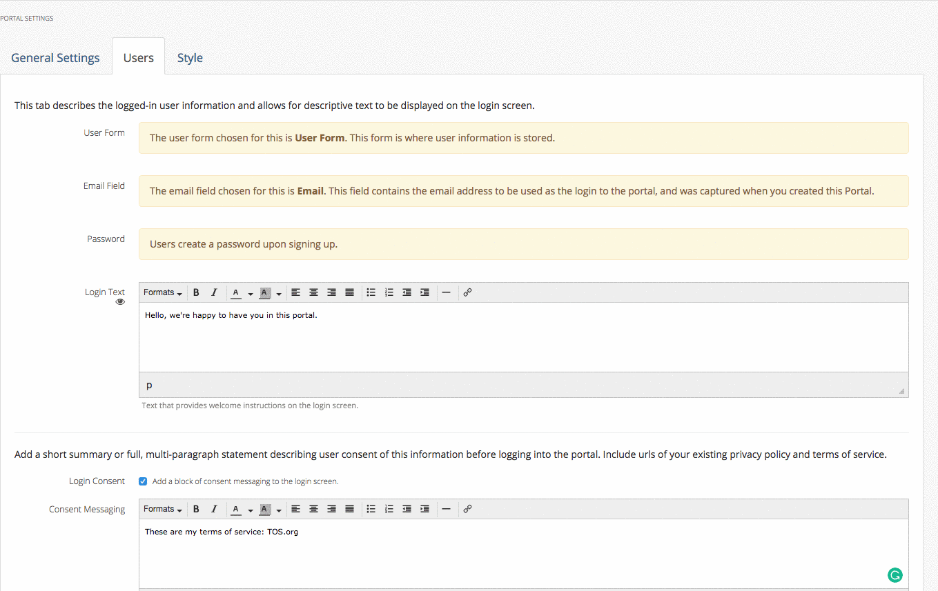 Login Consent – WizeHive