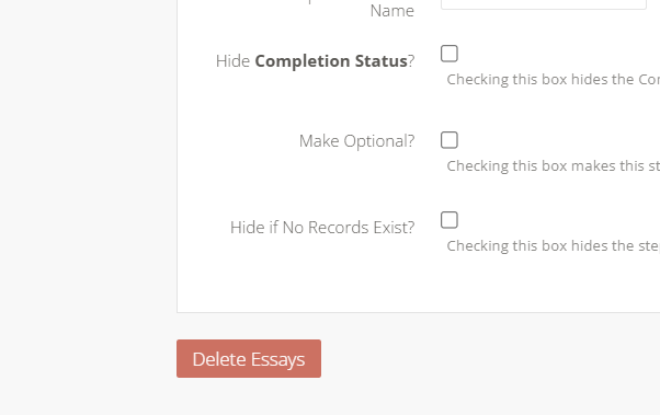 Delete a Submission Portal Step – WizeHive